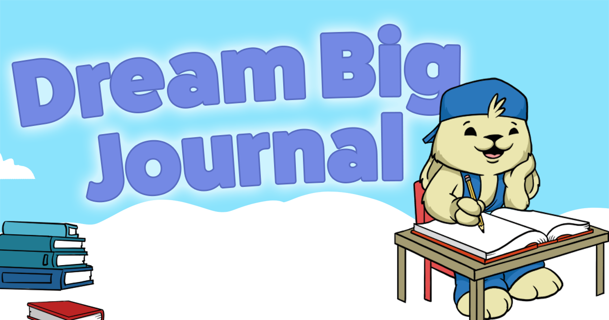 Dream Big Journal - Sammy Rabbit
